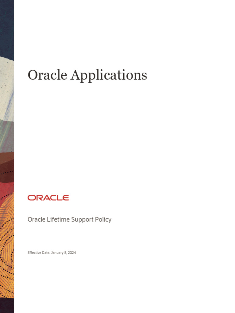 Oracle Lifetime Support Policy Overview | PDF | Oracle Corporation ...