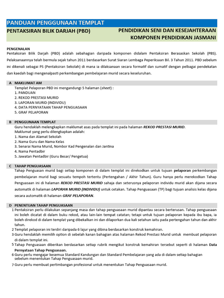 Komponen Pendidikan Jasmani Pdf