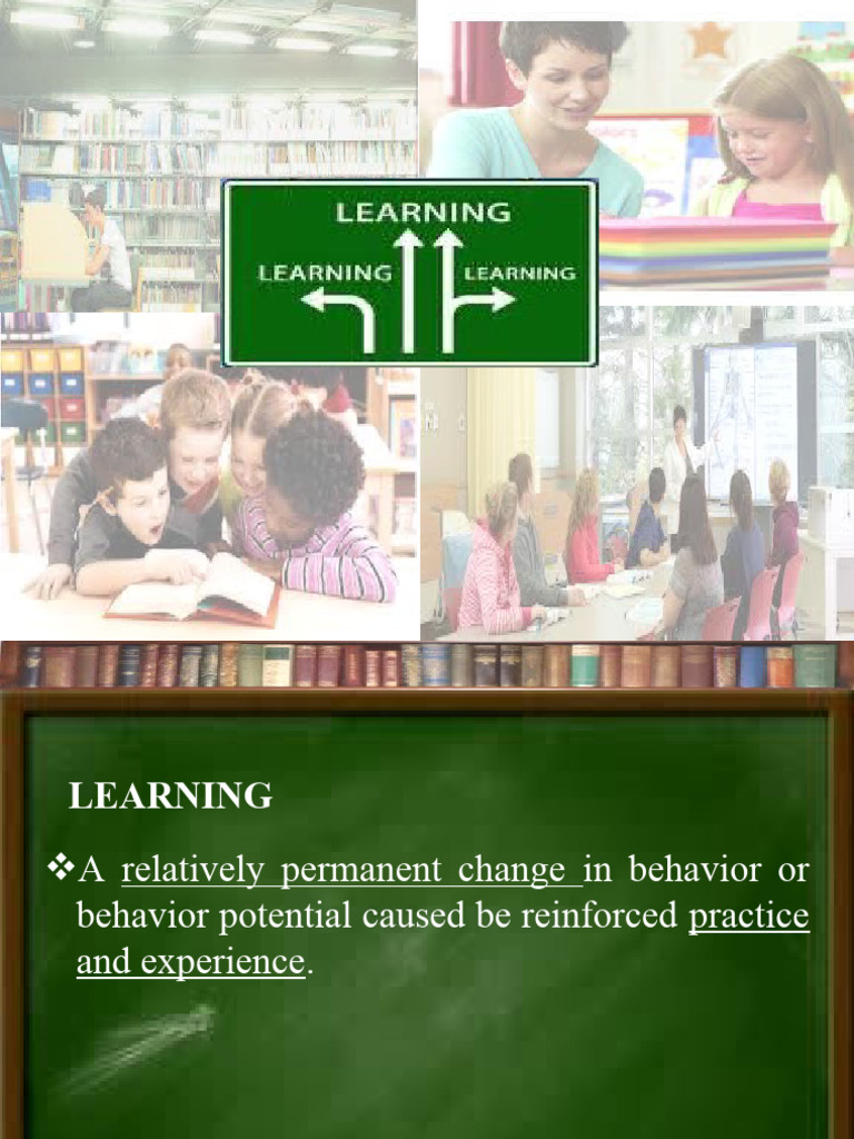 LEARNING | PDF | Reinforcement | Classical Conditioning