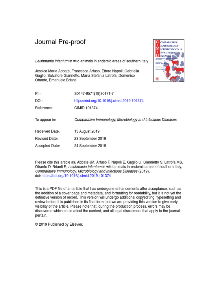 Intro Jessica Maria Abbate | PDF | Medical Specialties | Health Sciences