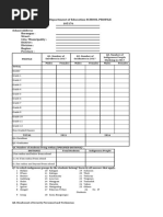 2025 School Census Form Primary | PDF | Toilet | Teachers