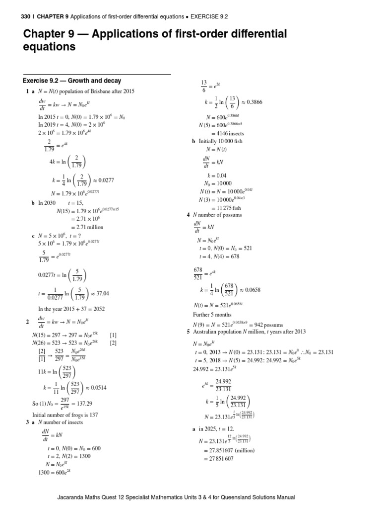 CH 9 | PDF | Mathematics | Differential Calculus