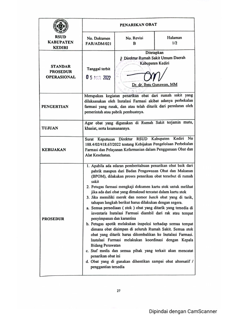 Spo Utk Perawat | PDF