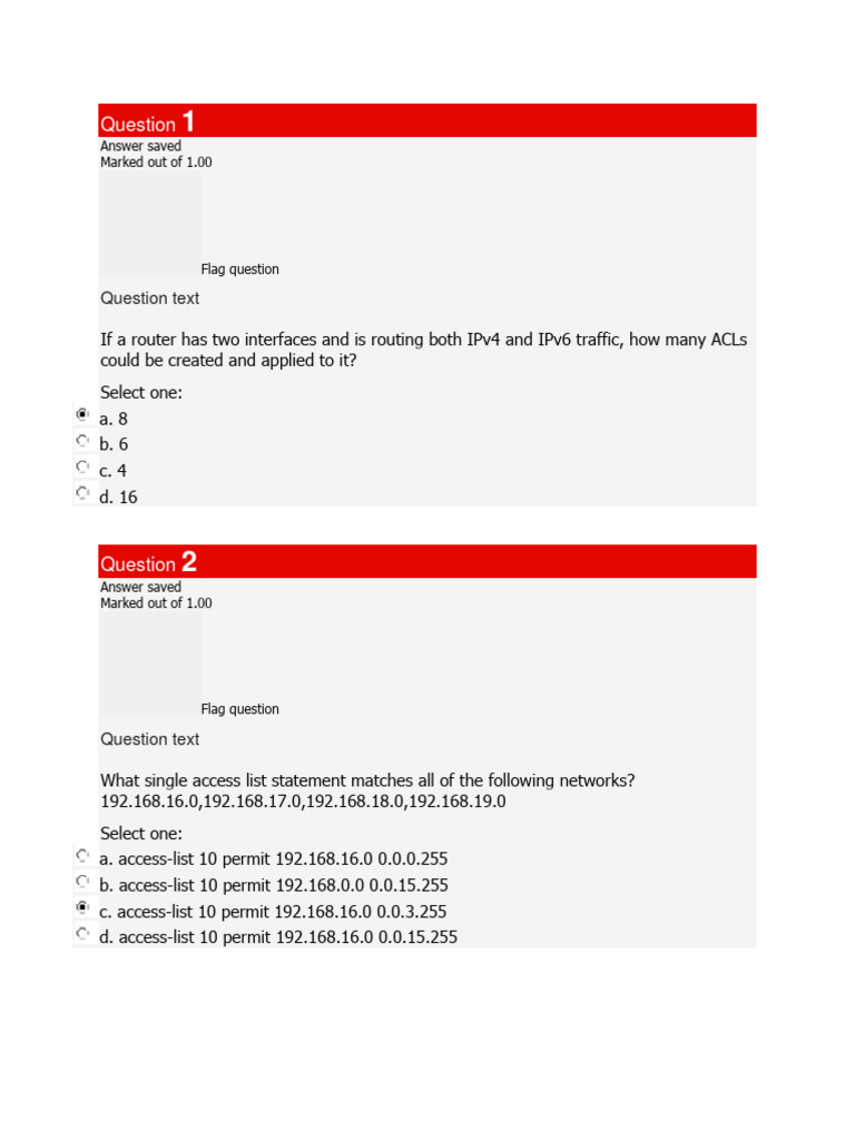 Kuis Jarkom 2 Pert 9-15 | PDF | Ip Address | Port (Computer Networking)