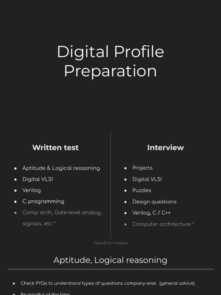 Placement Prep 2024 | PDF | Logic Gate | Hardware Description Language