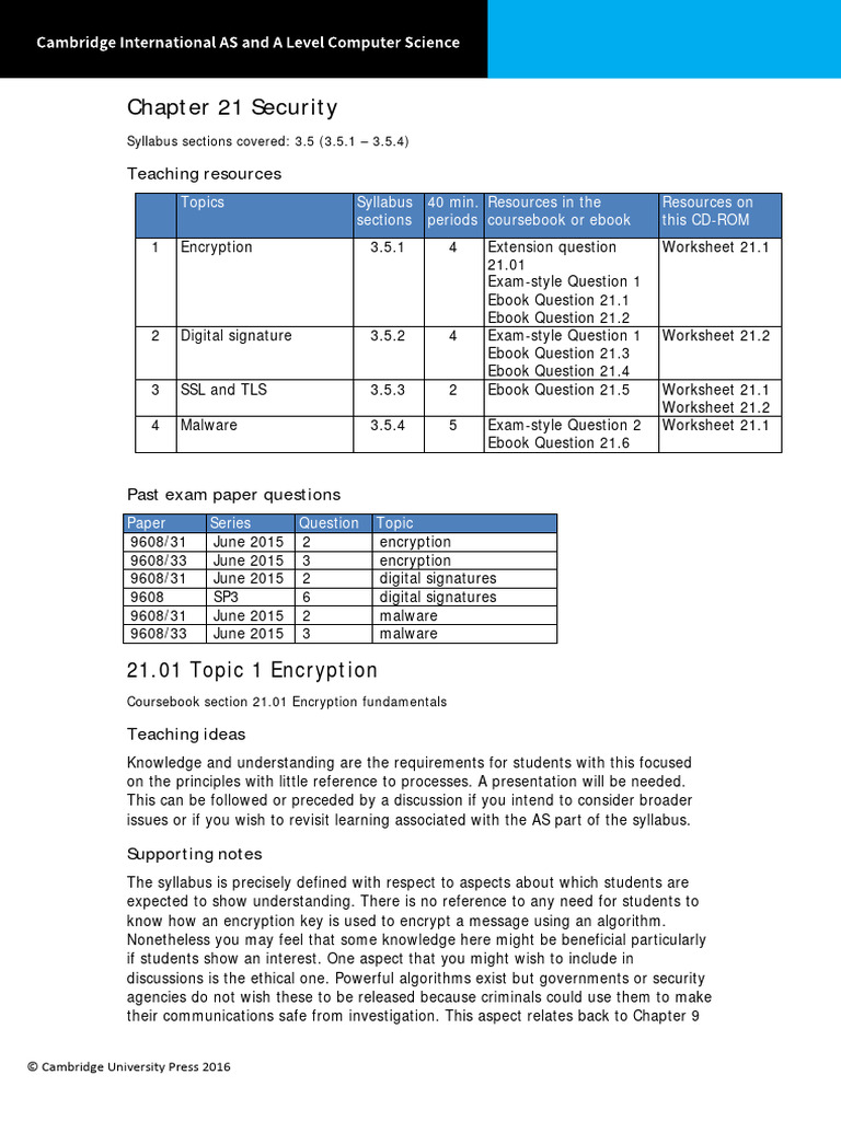 Ch 21 Chapter Notes Pdf Cryptography Public Key Cryptography
