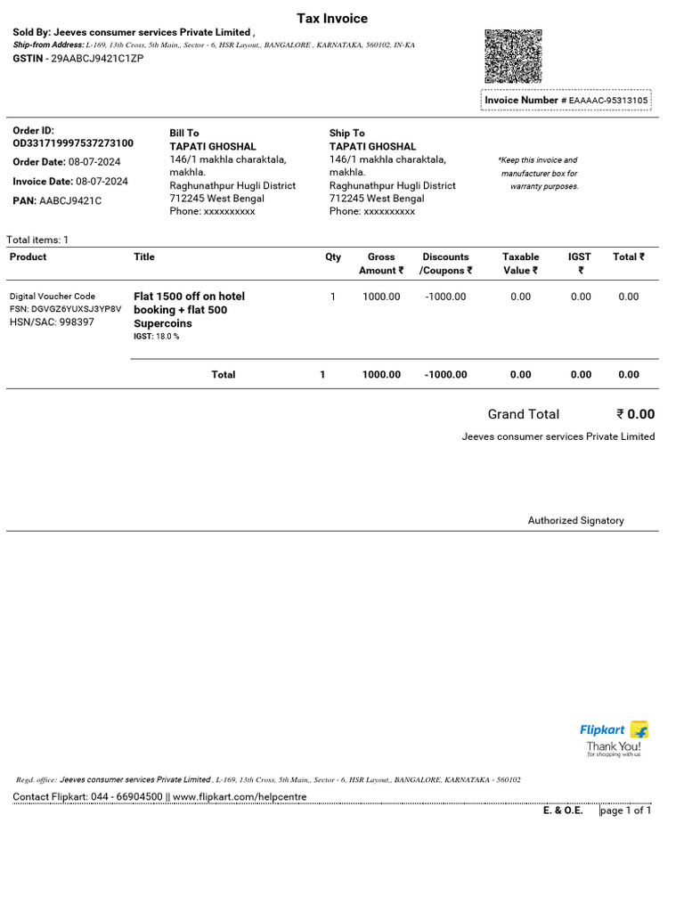 Test | PDF | Invoice | Payments