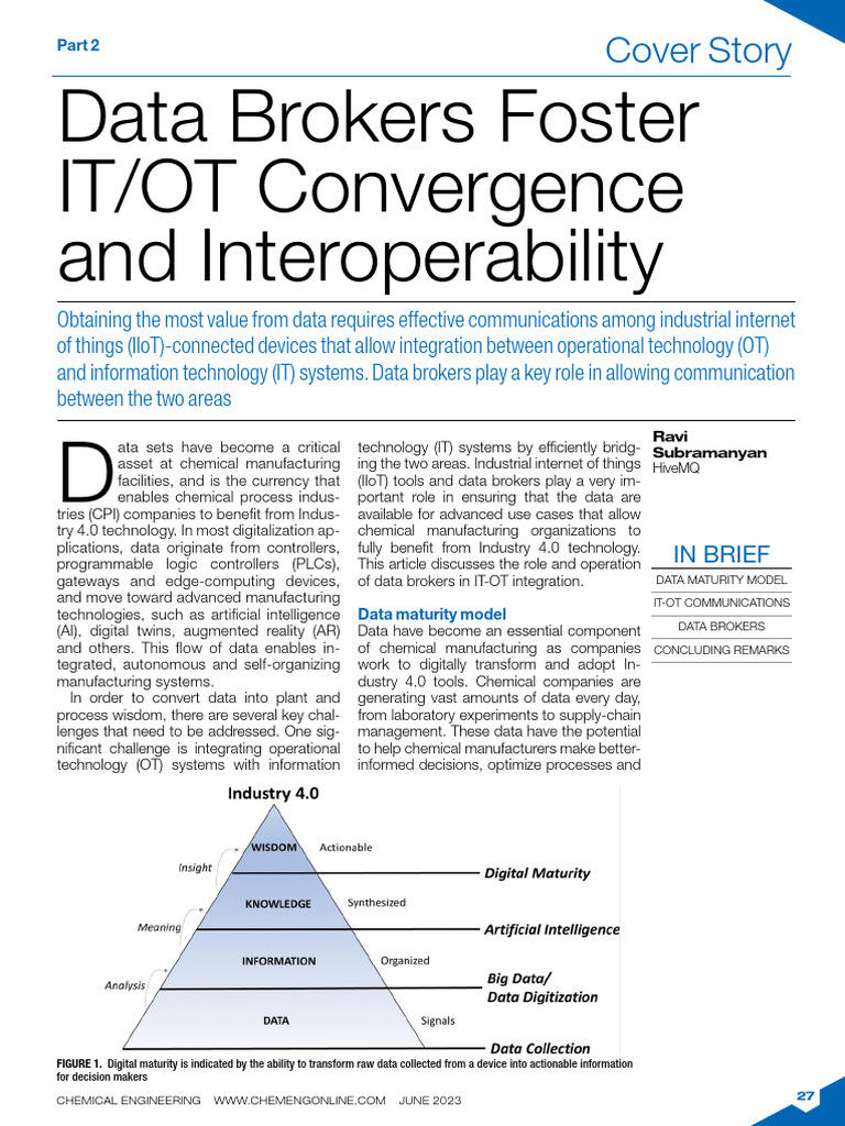 Data Brokers in IT-OT Integration | PDF | Data | Computing