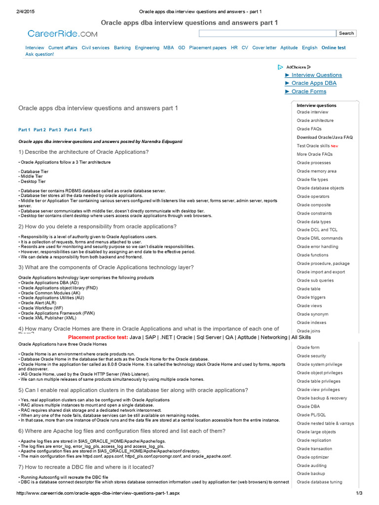 Dba 2 | PDF | Databases | Oracle Corporation