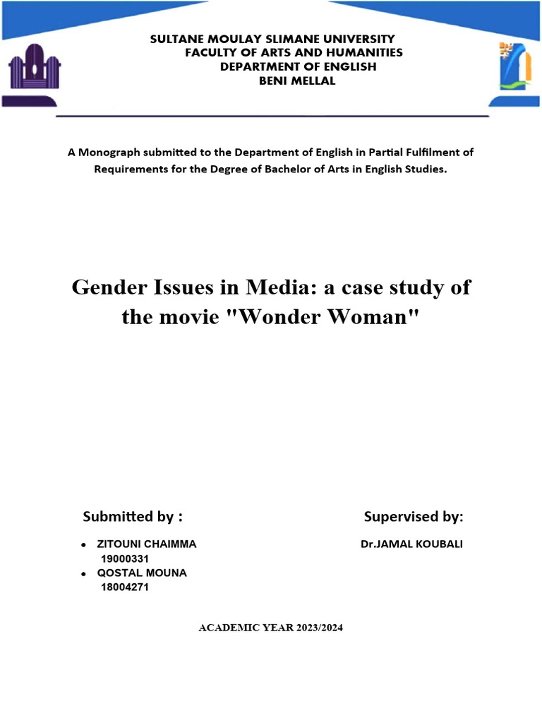 HDHG, JG | PDF | Gender | Gender Studies