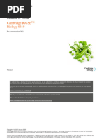 Cambridge International AS & A Level: Biology 9700/22 March 2024 | PDF ...