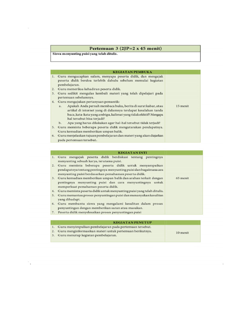 Puisi Pertemuan 3 | PDF