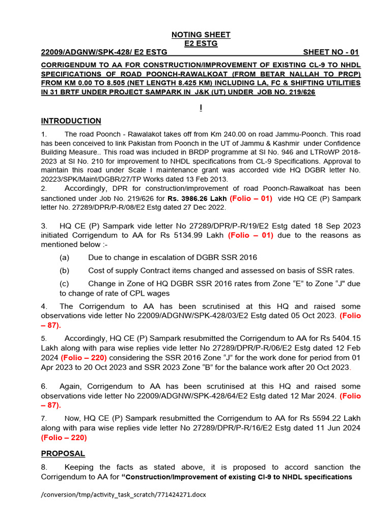 SPK 428 Noting | PDF | Civil Engineering | Materials
