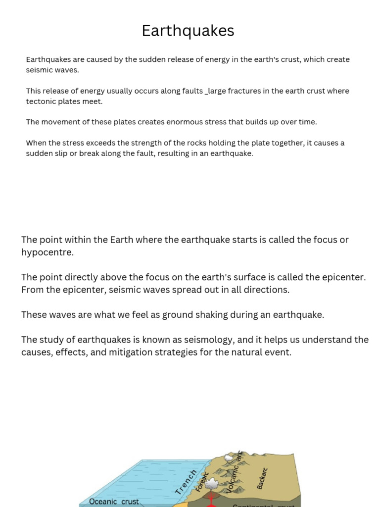 Understanding Earthquakes and Seismology | PDF | Earthquakes ...