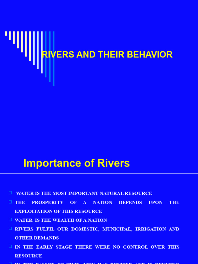 Rivers and Their Behavior-1 | PDF | River | River Delta