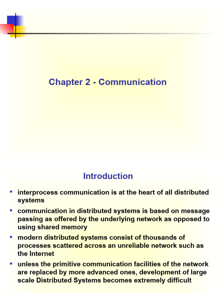 Chapter 2 Communication | PDF | Osi Model | Computer Network