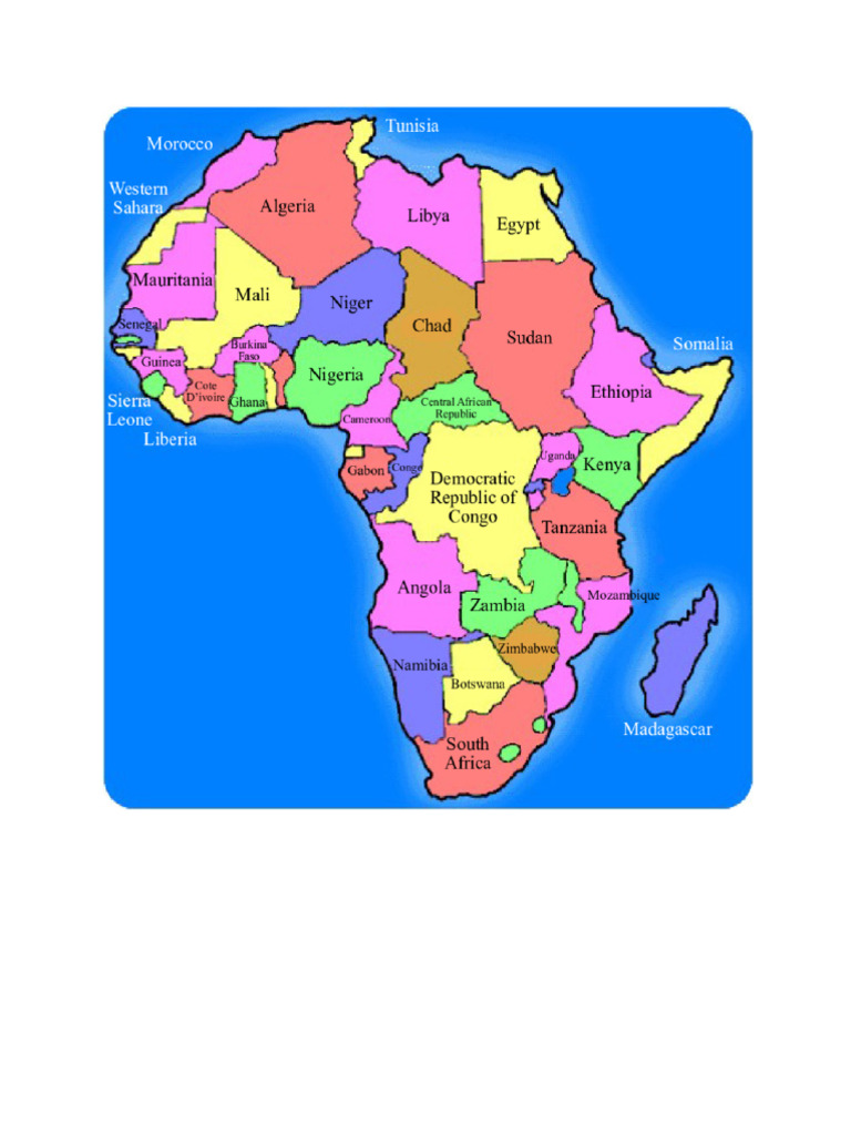 Africa Notes Geography | PDF
