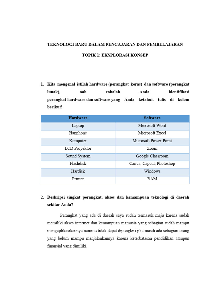 Topik 1-Eksplorasi Konsep | PDF
