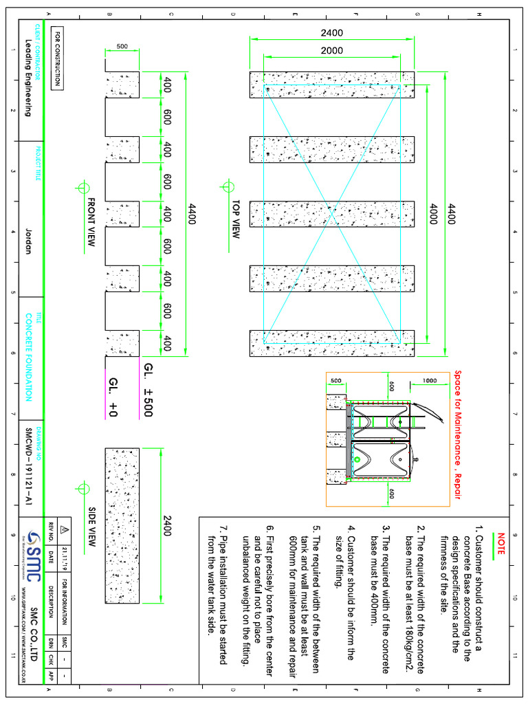 2X4X2 16ton Concrete+Foundation | PDF