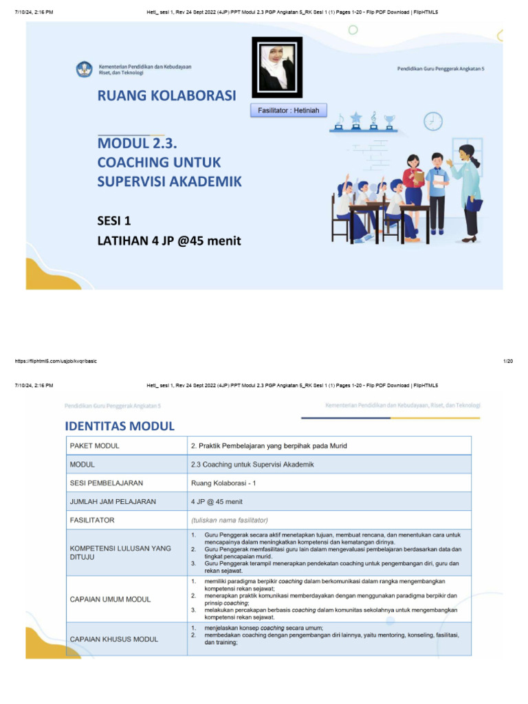 Heti - Sesi 1, Rev 24 Sept 2022 (4JP) PPT Modul 2.3 PGP Angkatan 5 - RK ...
