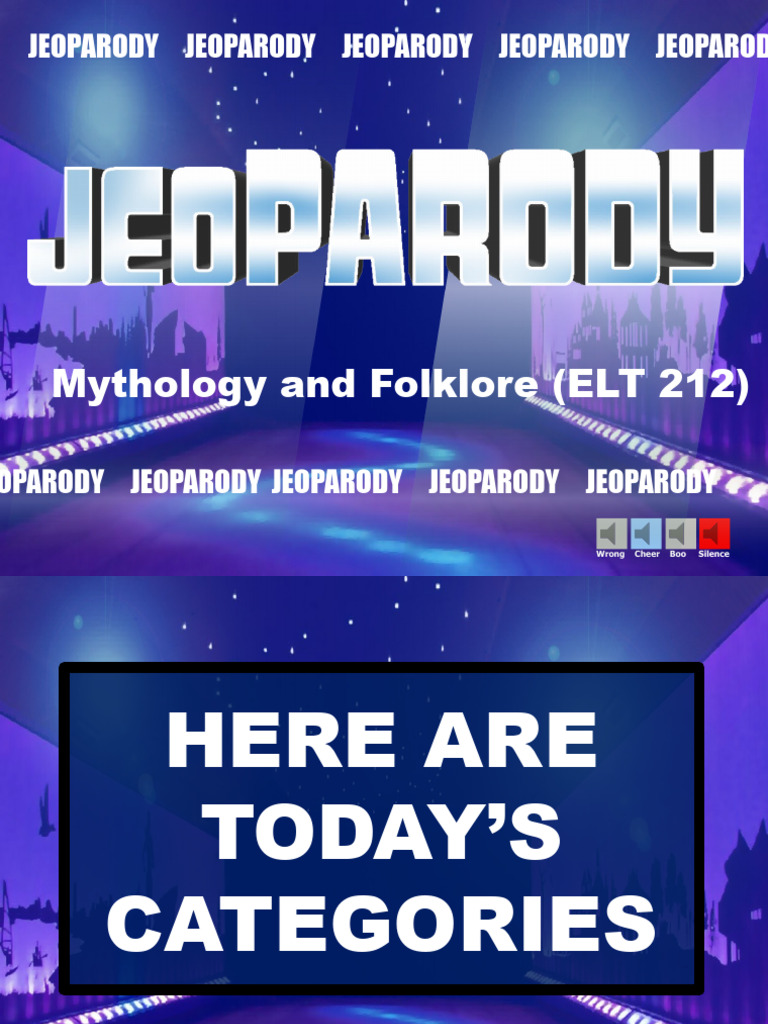 ELT 212-Jeopardy-2 | PDF | Hera | Greek Mythology