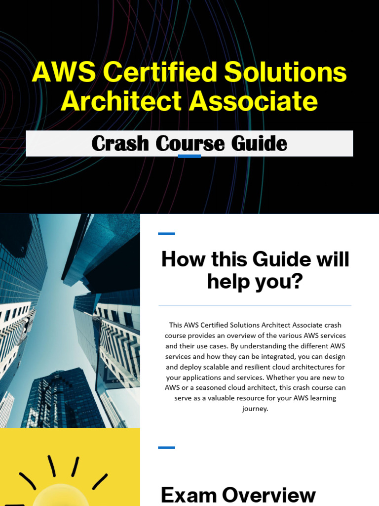 AWS Certified Solutions Architect Associate Crash Course Guide | PDF ...