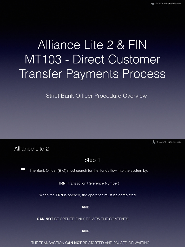 Alliance Lite 2 Transfer Process Guide | PDF | Personal Finance | Money