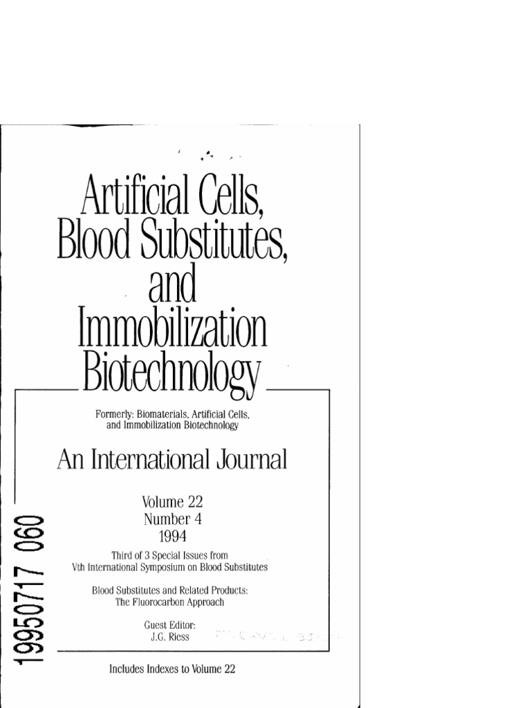Blood Substitutes | PDF | Biology | Life Sciences