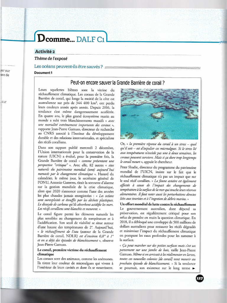 5 D Comme DALF C1 | PDF