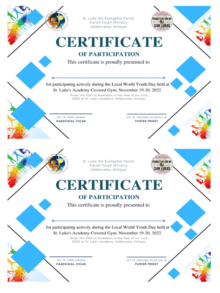 Youth Certificate | PDF