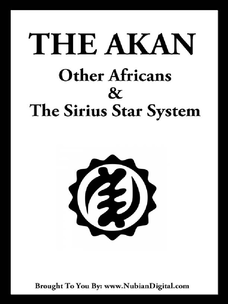 Akan Culture and Sirius Connections | PDF | Business