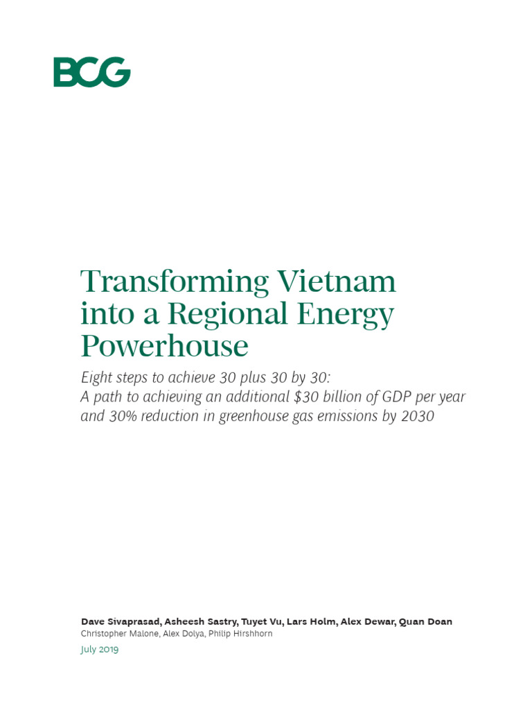 Transforming Vietnam Into Regional Energy Powerhouse - tcm9 223626 ...