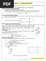EMI Class 12 Notes | PDF | Inductance | Inductor
