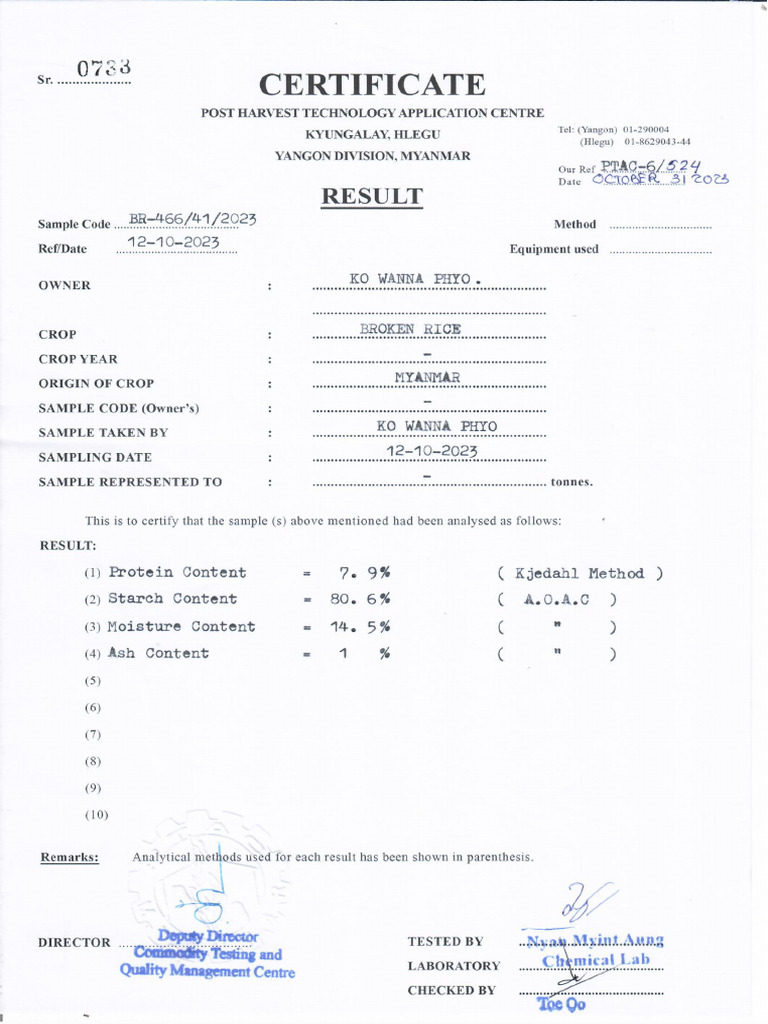 234 - Lab Results (Hale Kuu) | PDF
