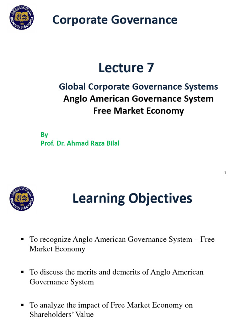 Anglo-American Corporate Governance | PDF | Corporate Governance ...