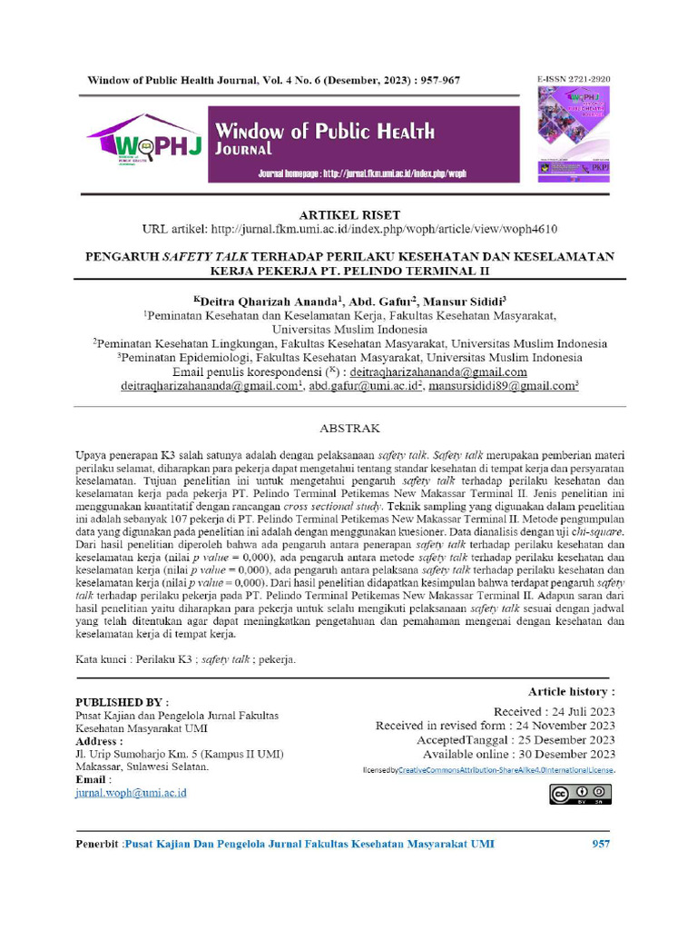 Safety Contact | PDF