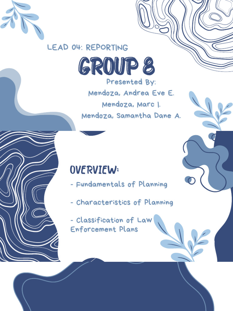 Group 8 - Fundamentals & Characteristics of Planning and Classification ...