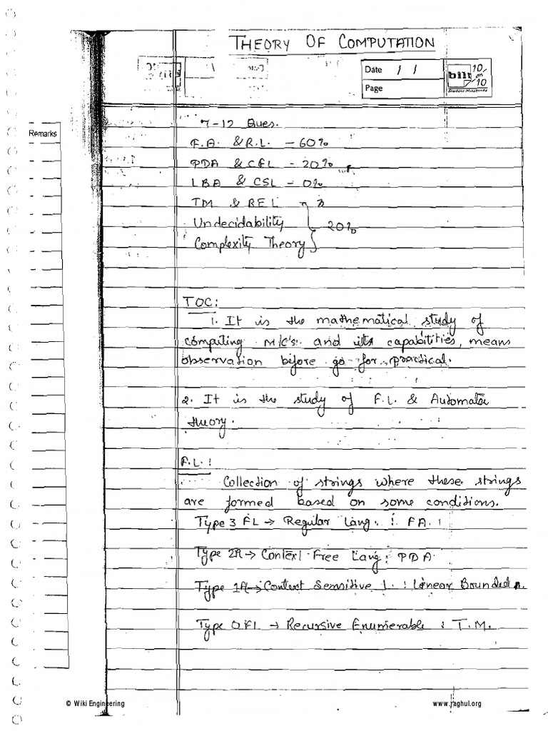 TOC - by Made Easy - Classroom Notes-Gate | PDF | Hypertext ...