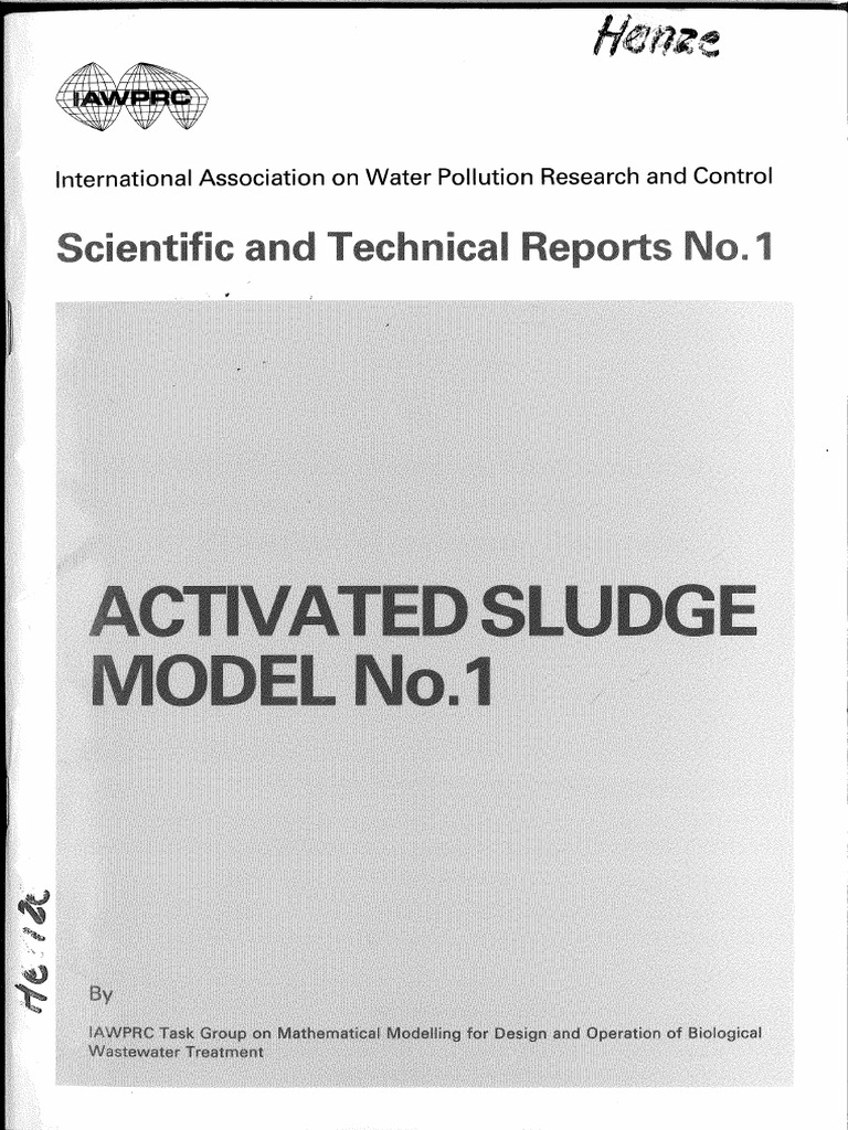Activated Sludge Model No 1 Henze Grady Gujer Marais Matsuo IAWPRC1987 Now IWAPublishing | PDF