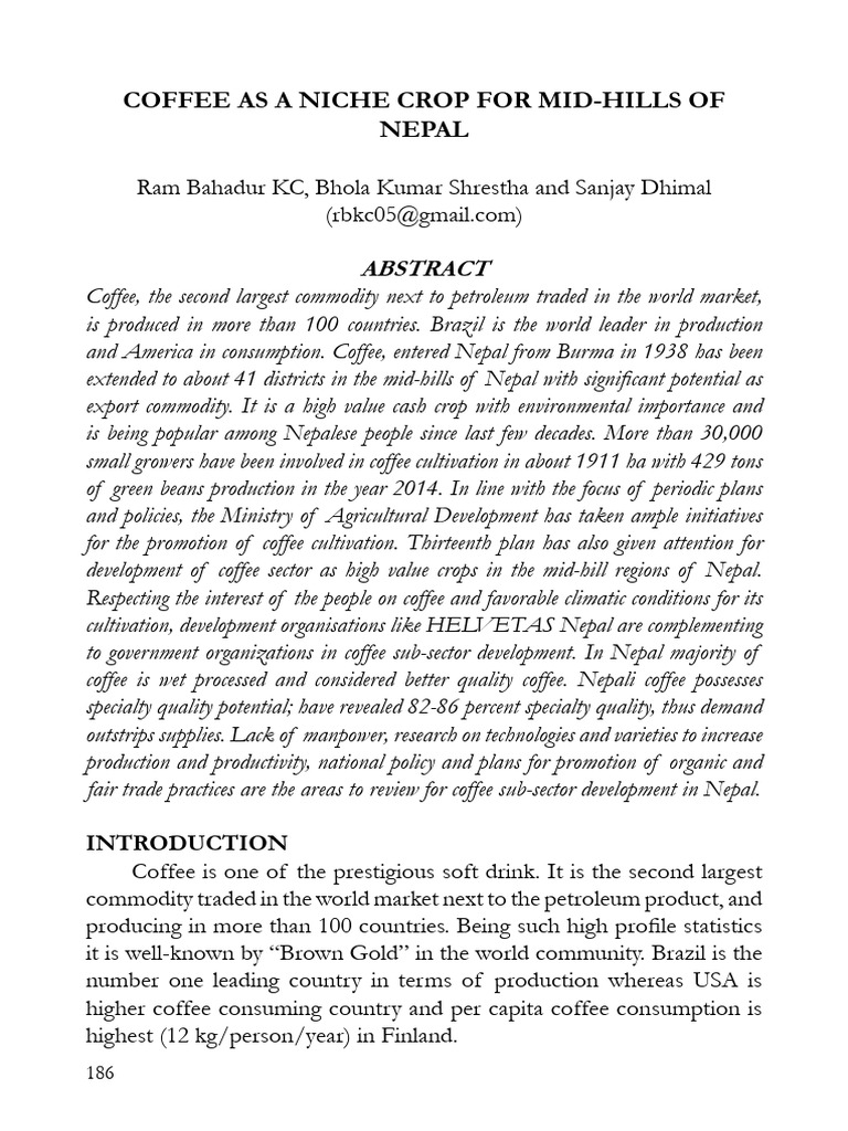 Coffee | PDF | Coffee | Agriculture