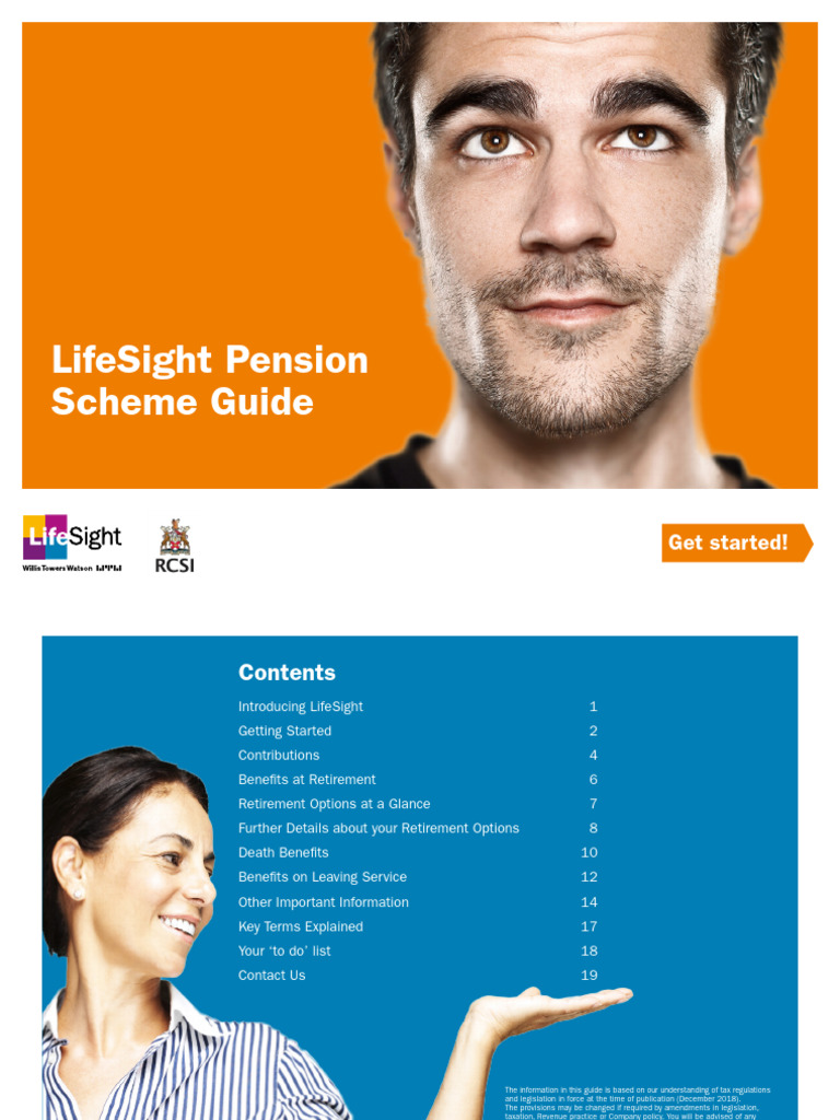 RCSI LifeSight Pension Scheme Guide | PDF | Pension | Retirement
