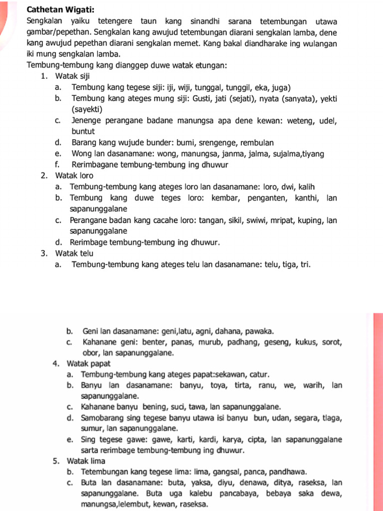 Sengkalan | PDF