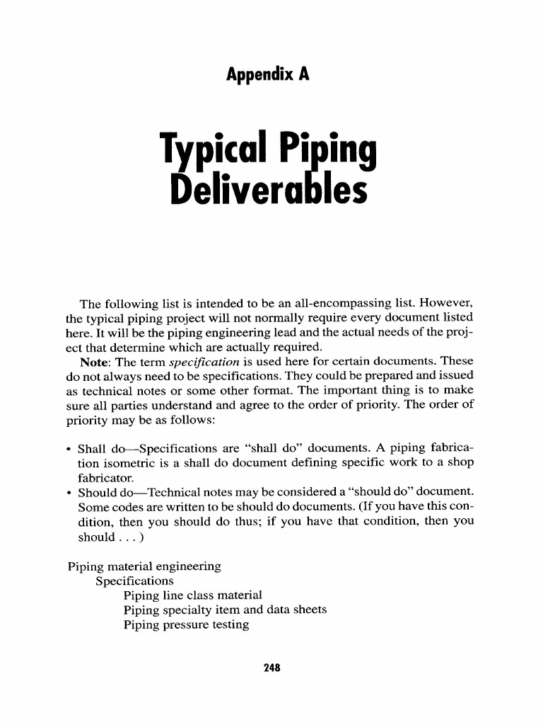 Appendix A - Typical Piping de - 2001 - Piping Engineering Leadership ...