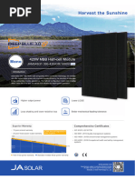 JA - Solar 590Wp Datasheet | PDF