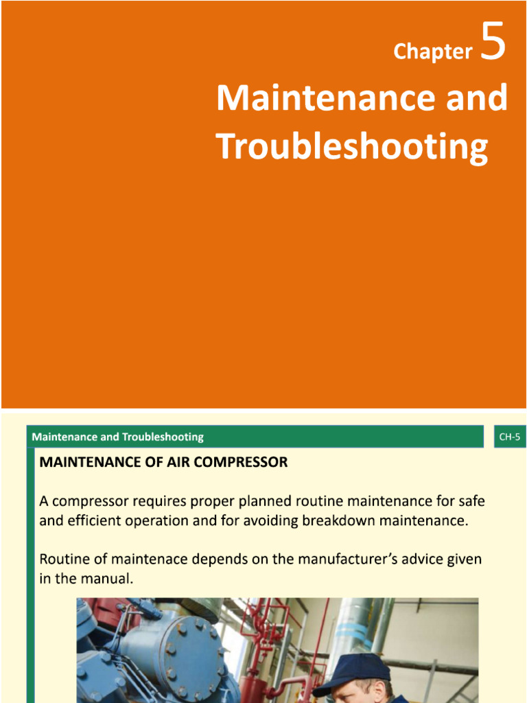 Troubleshooting Marine Air Compressor | PDF