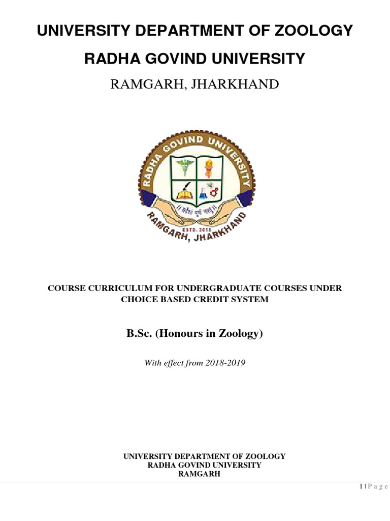 B.SC Zoology Syllabus | PDF | Dominance (Genetics) | Evolution