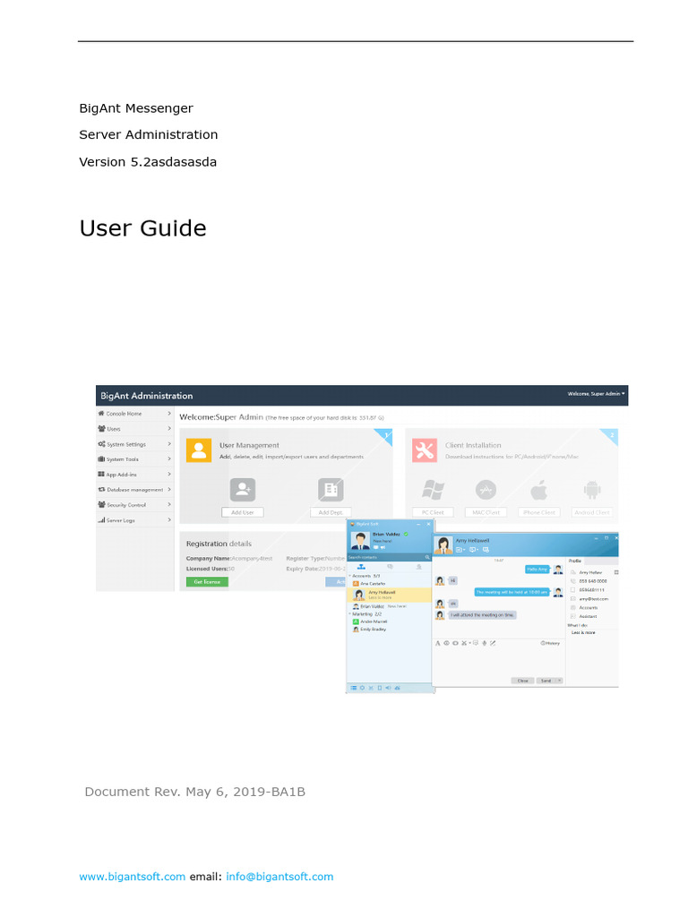 User Guide For BigAnt Server 5.2 | PDF | Active Directory | Databases