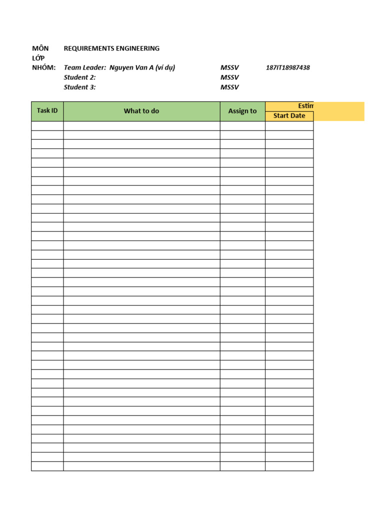 233 (Ten Nhom) RE SRS Template 4 | PDF