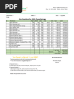 Quotation - Godrej Modular Kitchen | PDF | Building Engineering