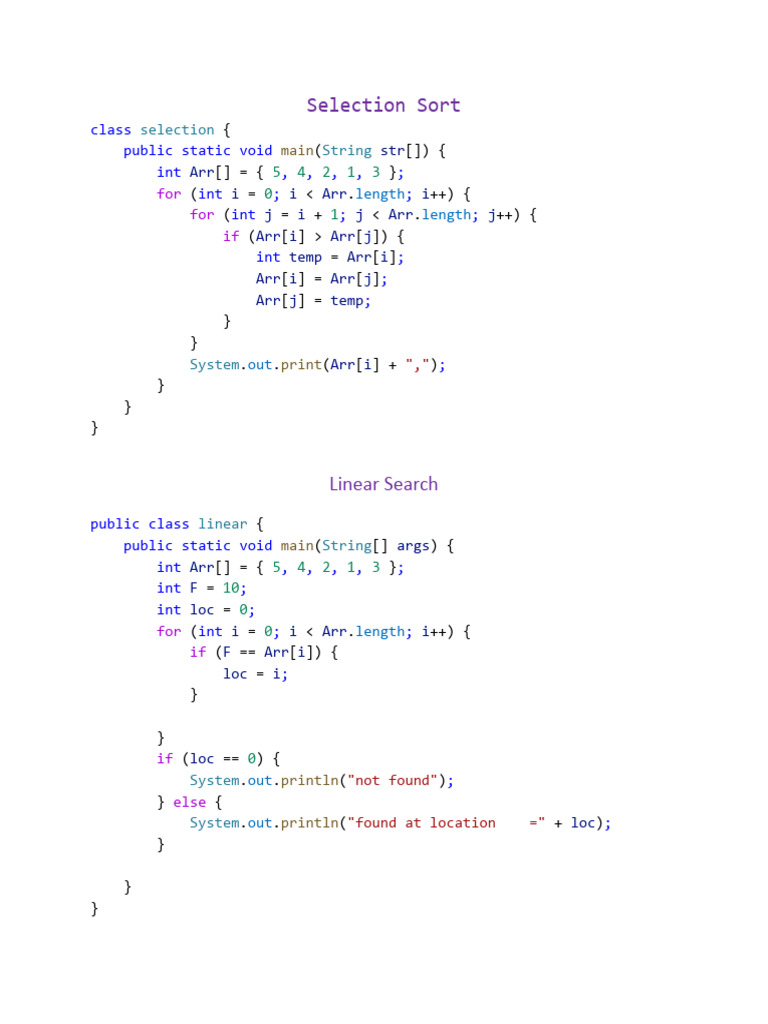 DSA Program For Practical | PDF | Computer Programming | Algorithms And Data Structures